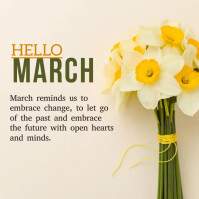 New month march Template | PosterMyWall