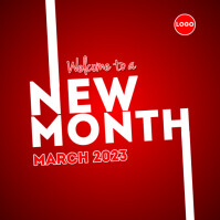 March Flyer Happy New Month Template | PosterMyWall