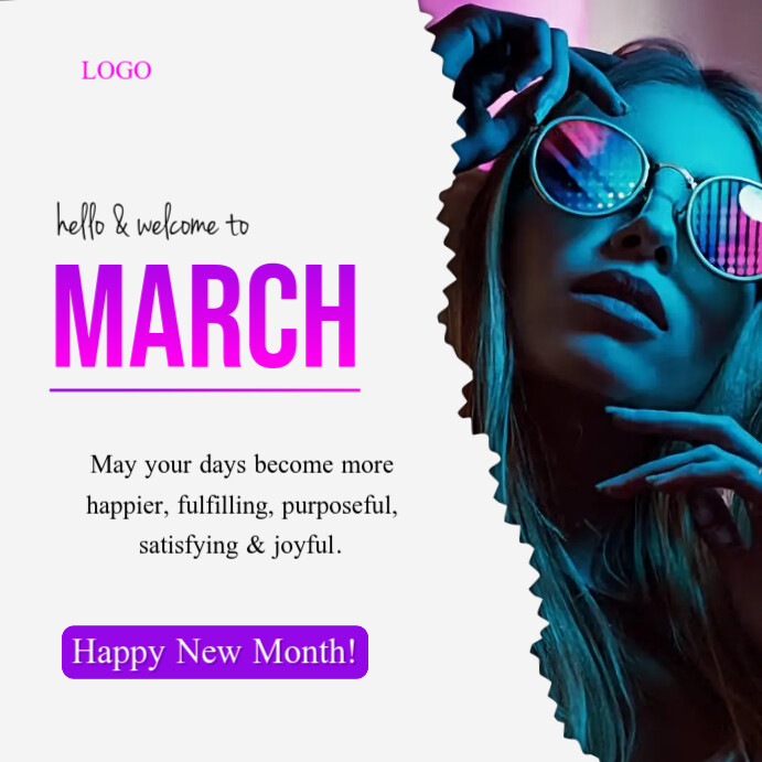 New Month March Template | PosterMyWall