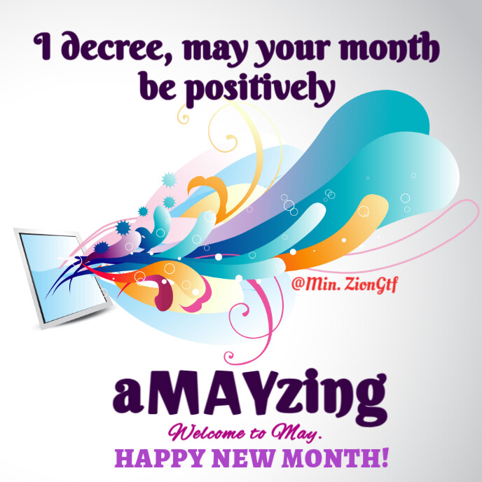 Plantilla de New month May flier | PosterMyWall