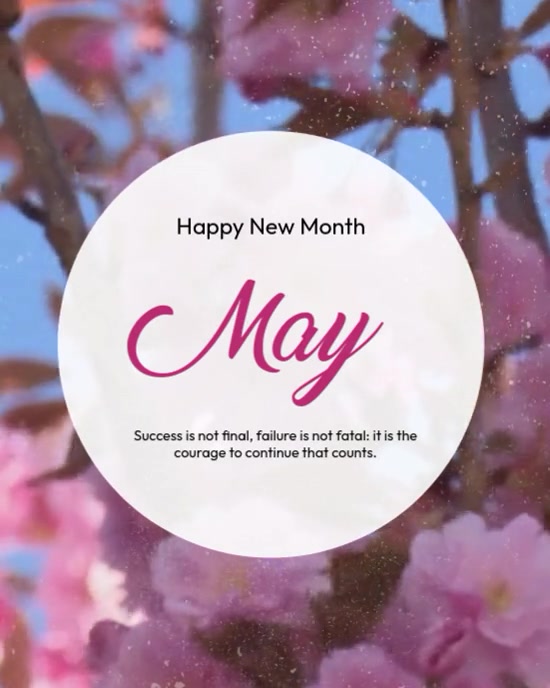 new month may video Template | PosterMyWall