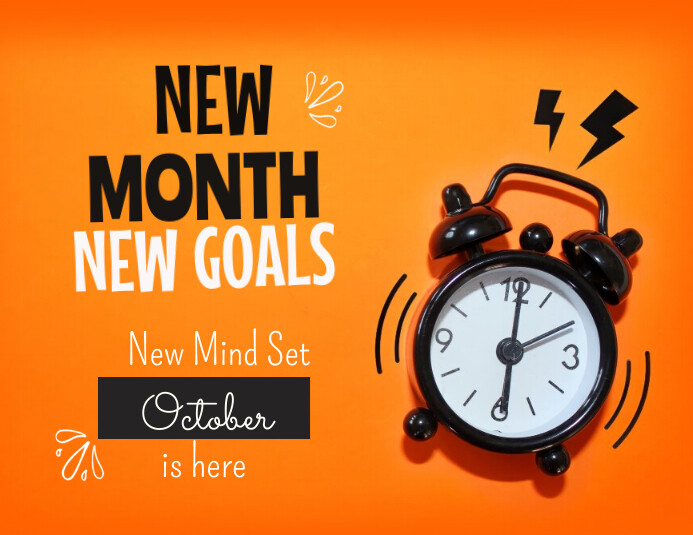 new month new goals Template | PosterMyWall