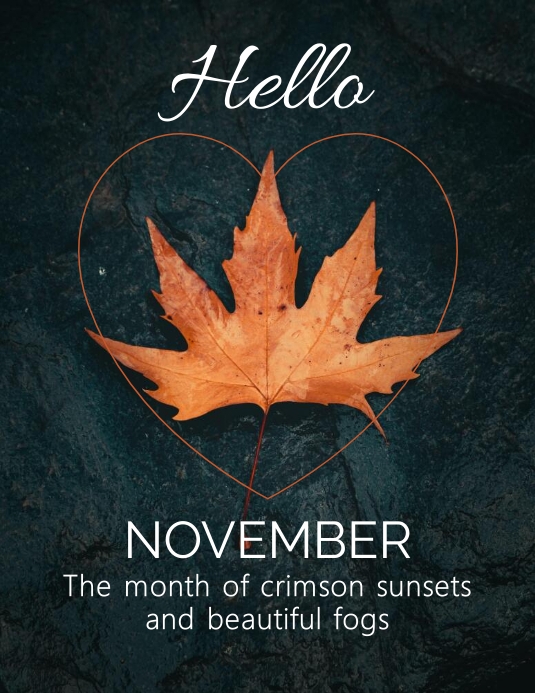 New Month November Template | PosterMyWall