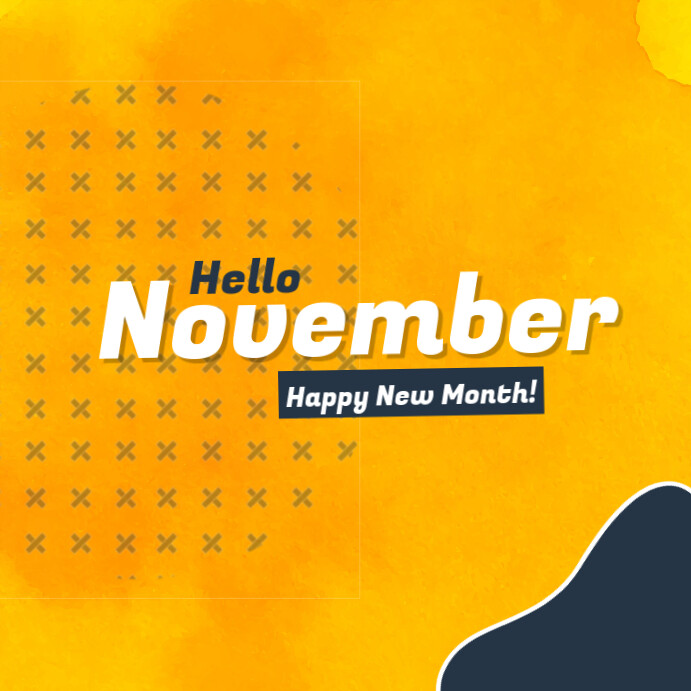 New Month November Flyer Design Template | PosterMyWall