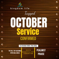 New month October church Template | PosterMyWall