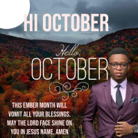 New month October church Template | PosterMyWall