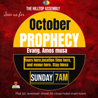 New month October church Template | PosterMyWall