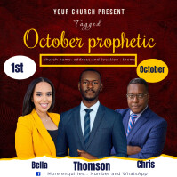 New month October church Template | PosterMyWall