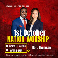 New month October church Template | PosterMyWall