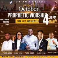 New month October church Template | PosterMyWall