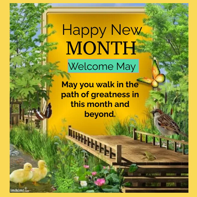 Plantilla de new month of May | PosterMyWall