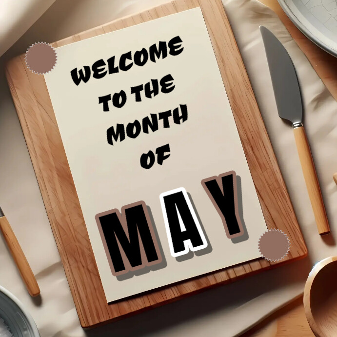 New month of May template | PosterMyWall