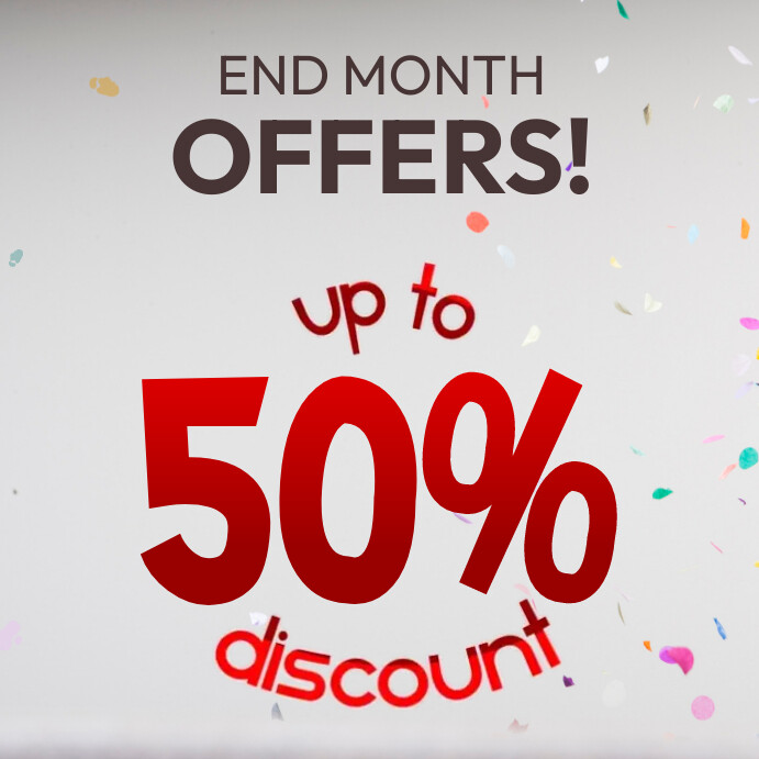 Plantilla de New month offers | PosterMyWall