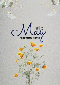 Joyful New Month A5 Template | PosterMyWall