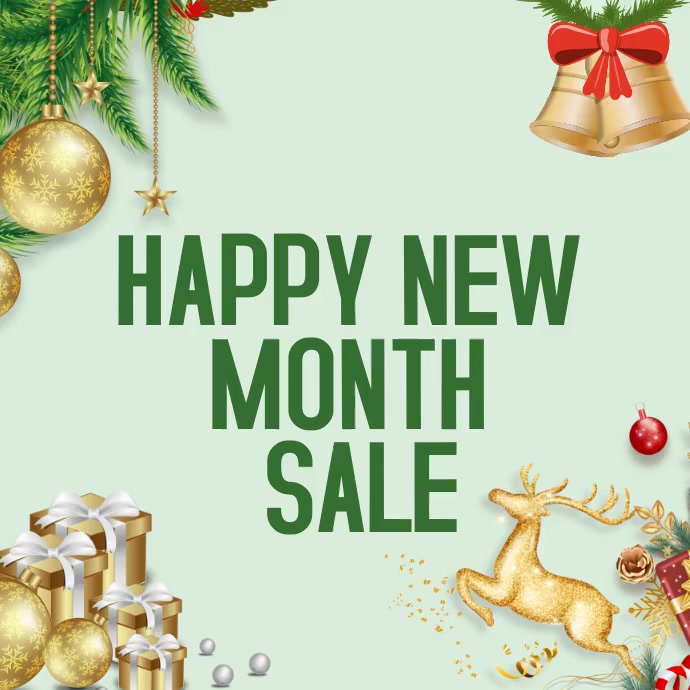 NEW MONTH SALE (15) Template | PosterMyWall