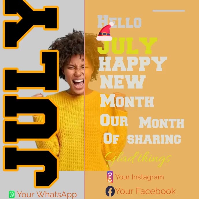 New month template | PosterMyWall