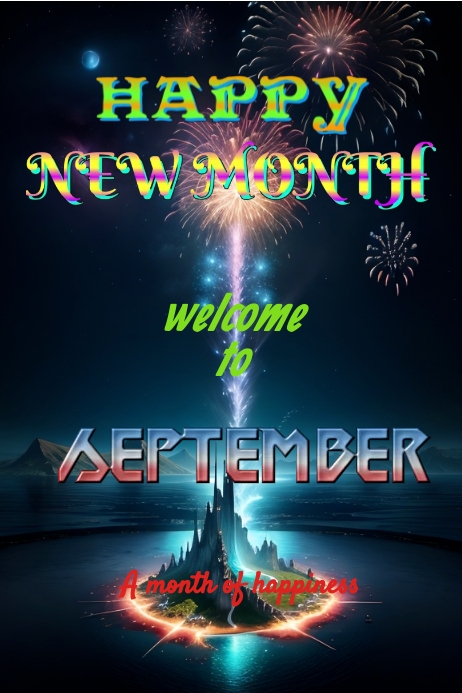 New month template | PosterMyWall