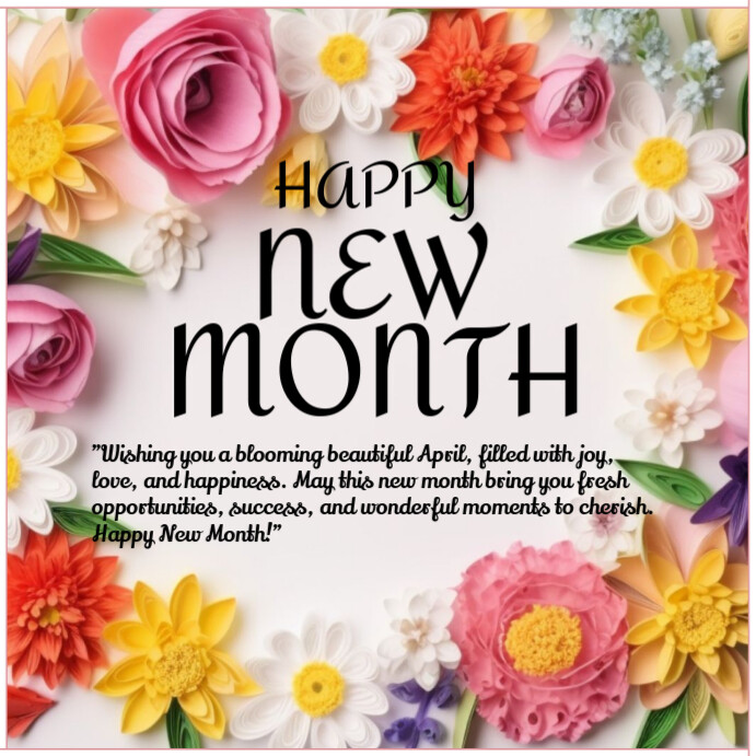 New month wishes Template | PosterMyWall