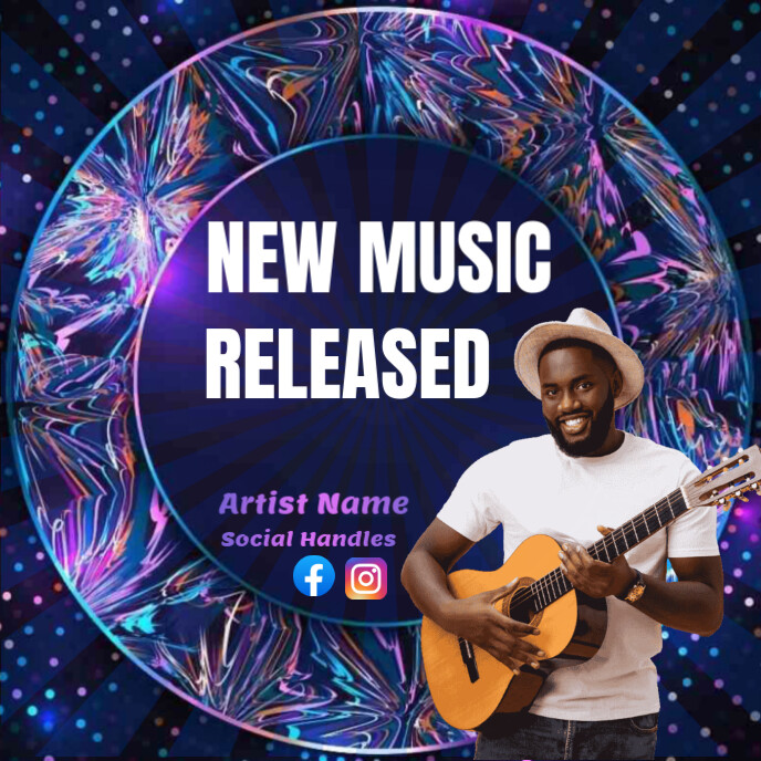 New Music Album Cover for Artists Template | PosterMyWall