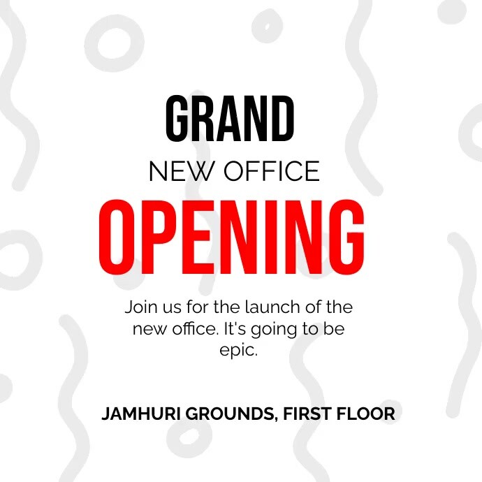 Plantilla de New Office | PosterMyWall