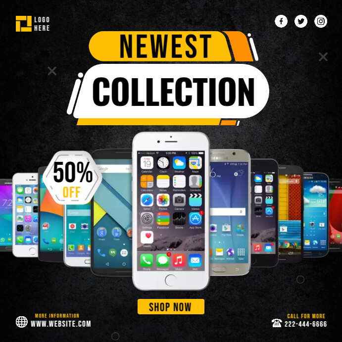 Plantilla de New Phone Collection Template | PosterMyWall