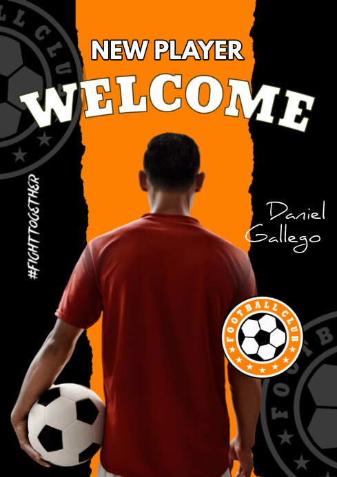 New Player Football Template | PosterMyWall