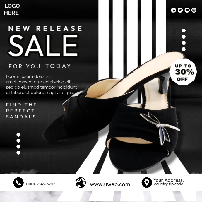 Copy of New Release Sandal Sale | PosterMyWall