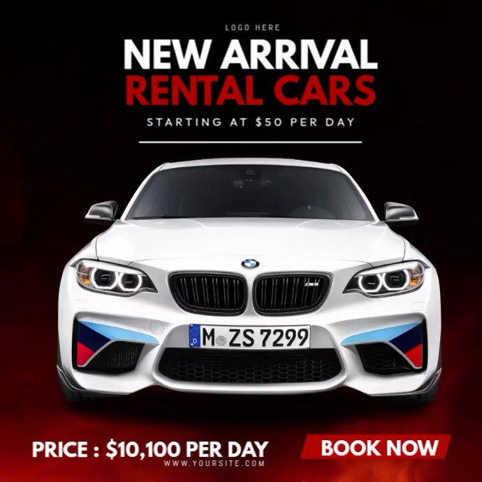 New Rental Cars Template | PosterMyWall