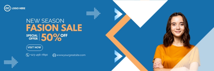 New Season Fasion Sale Banner Template | PosterMyWall