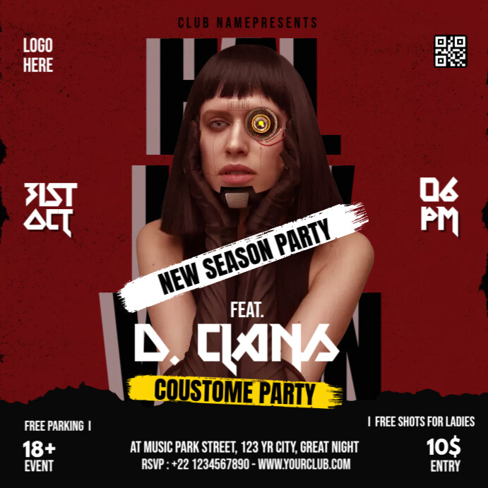 New Season Party ads Template | PosterMyWall