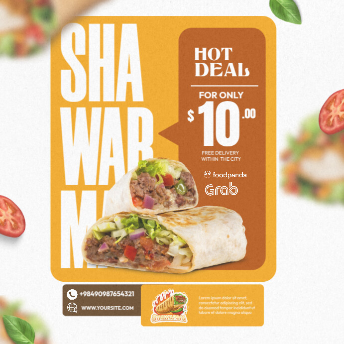 New Shawarma Special Template | PosterMyWall
