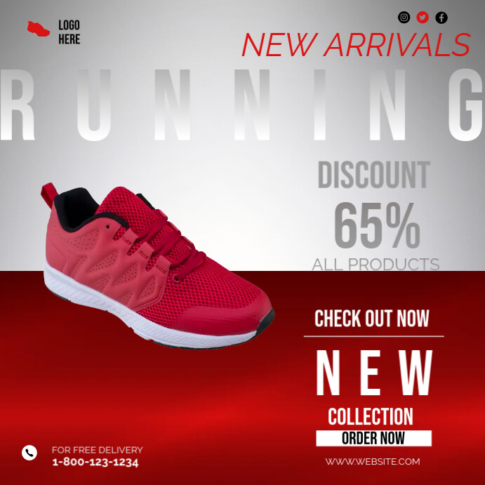 New Shoe Arrival Template | PosterMyWall