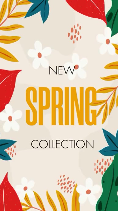 New Spring Collection Display Template | PosterMyWall