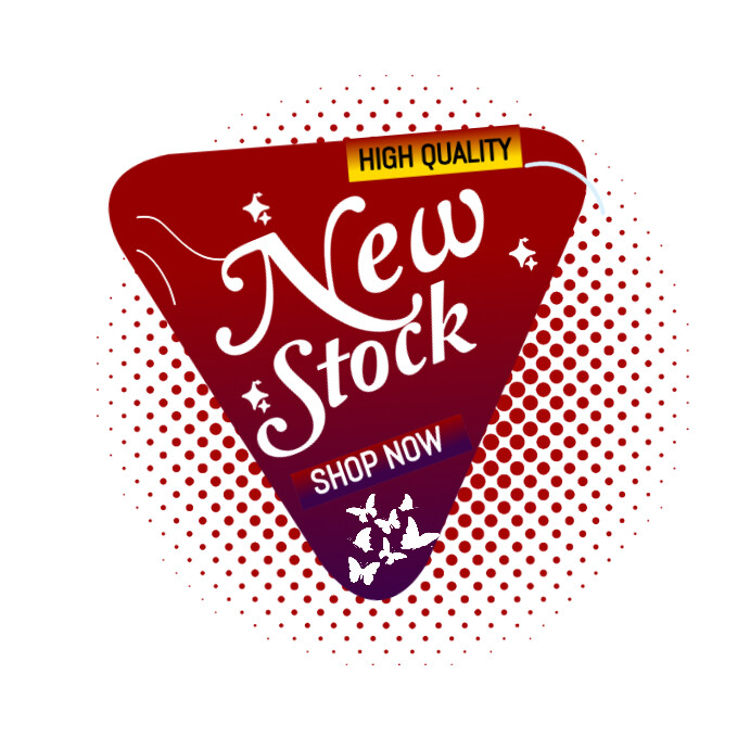 New stock announcement poster Template | PosterMyWall