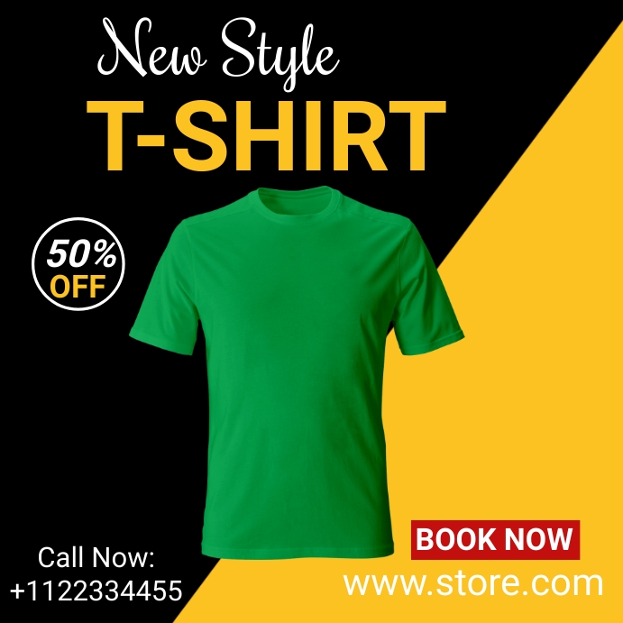 New Style t shirt Instagram post Template | PosterMyWall