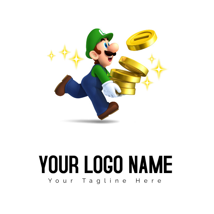 New Super Mario Bros. Logo Templat | PosterMyWall