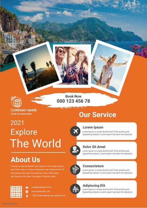 New Tour & Travel Flyer Template | PosterMyWall