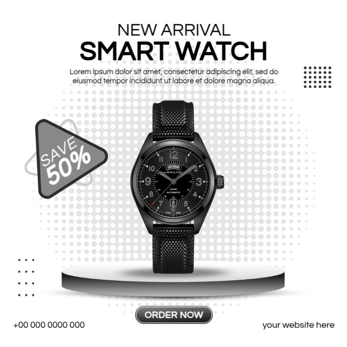 New Watch Collection Template | PosterMyWall