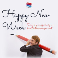 Happy new week flyers templates | PosterMyWall