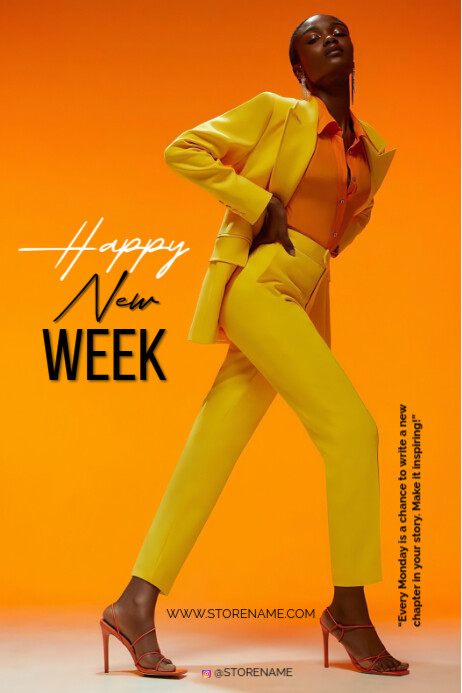 Copy of New week design Poster size | PosterMyWall