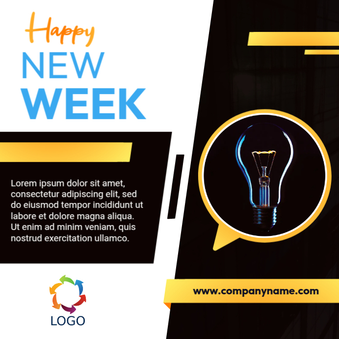 Plantilla de New week flyer | PosterMyWall