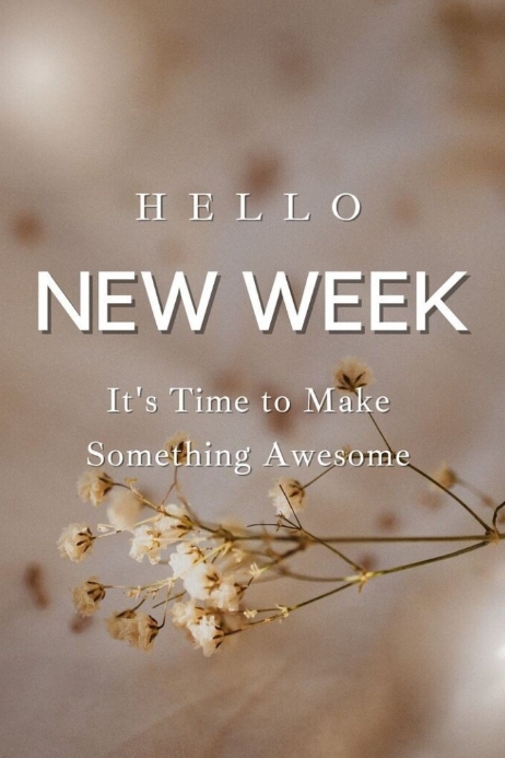 Plantilla de New week flyer template | PosterMyWall