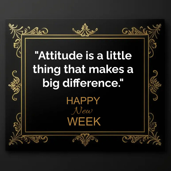Copy of New week quote | PosterMyWall