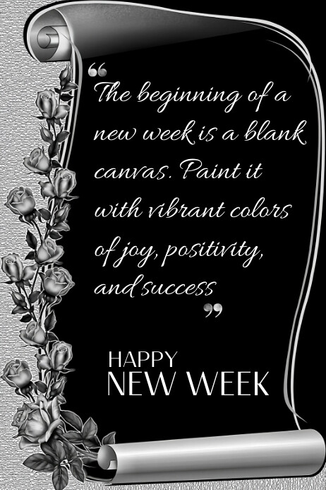 Copy of New week quote. | PosterMyWall