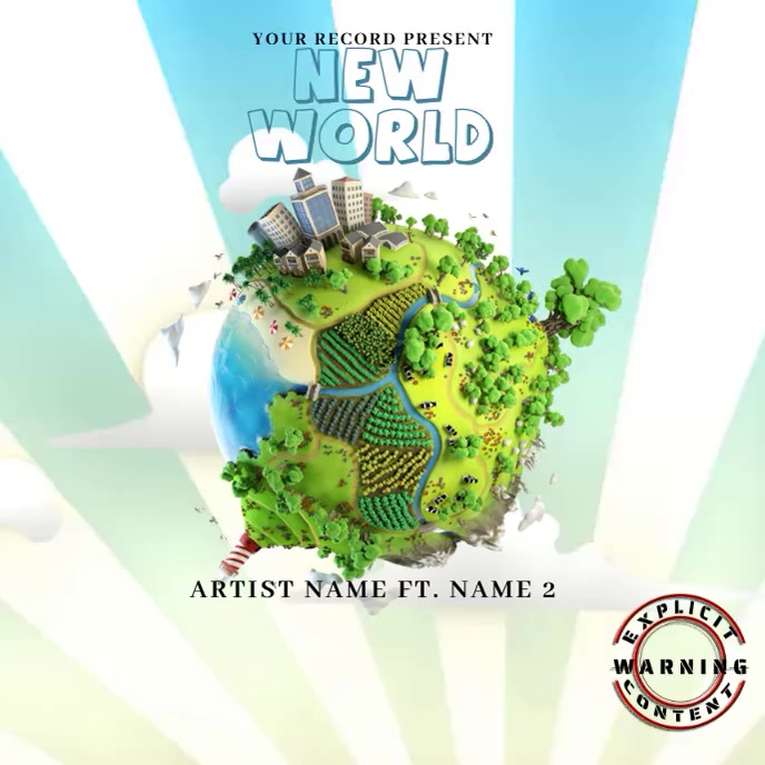 Copy of new world Mixtape/Album Cover Art | PosterMyWall