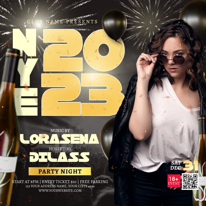 New Year's Celebration Template | PosterMyWall