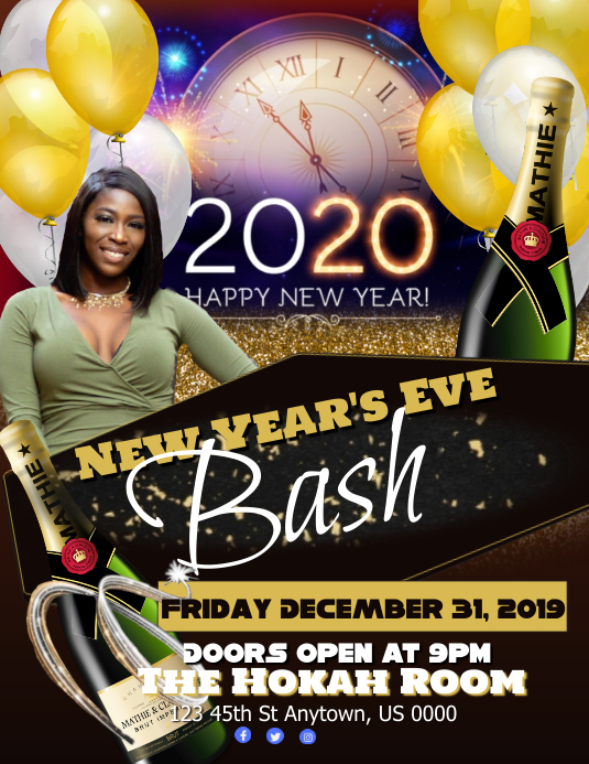 Copy of New Year's Eve Bash | PosterMyWall