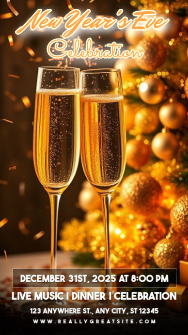 New Year's Eve Party Template | PosterMyWall