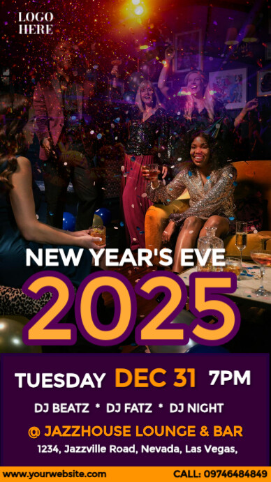 New Year's Eve Party Template | PosterMyWall