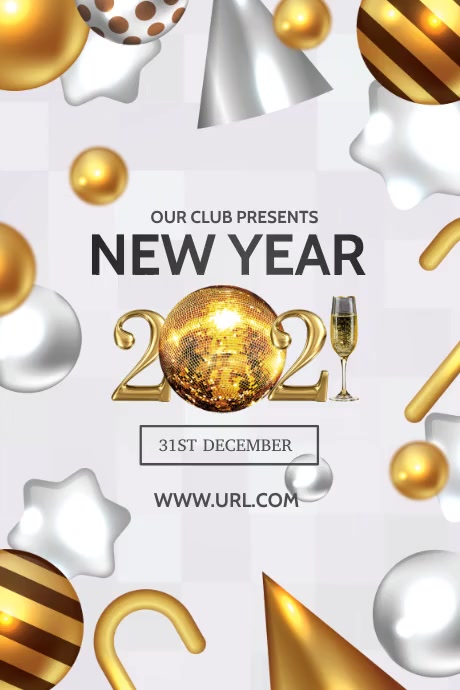 new year poster template,event flyer | PosterMyWall